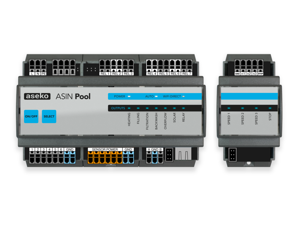 Automatické systémy pro péči o bazénovou vodu - Aseko Pool Technology