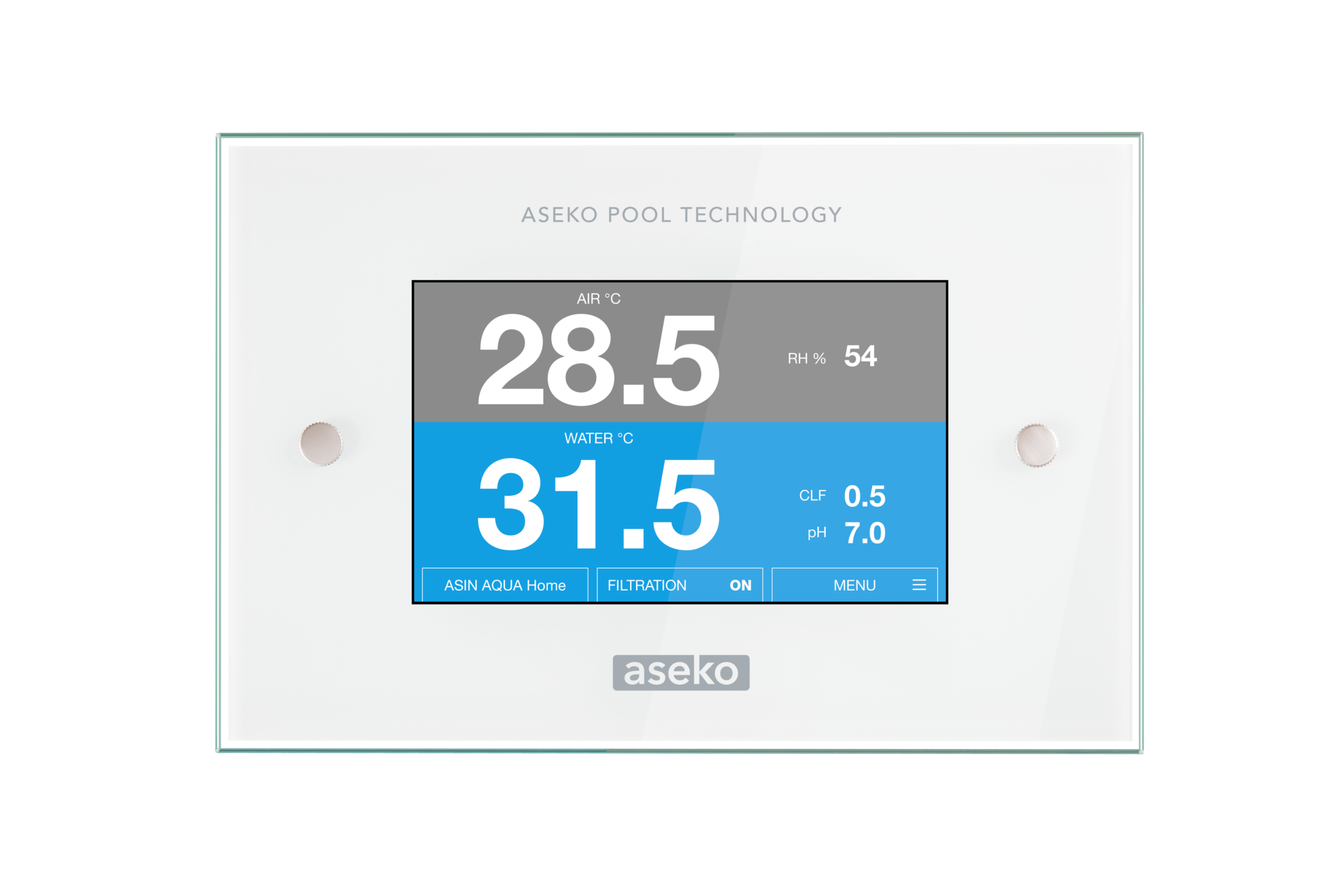 External Touch Display en - Aseko Pool Technology